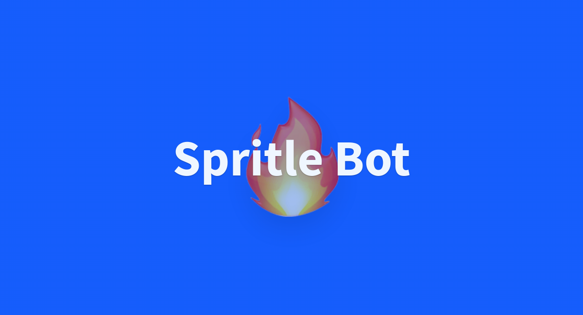 Spritlesoftwarespritle Bot At Main 3407