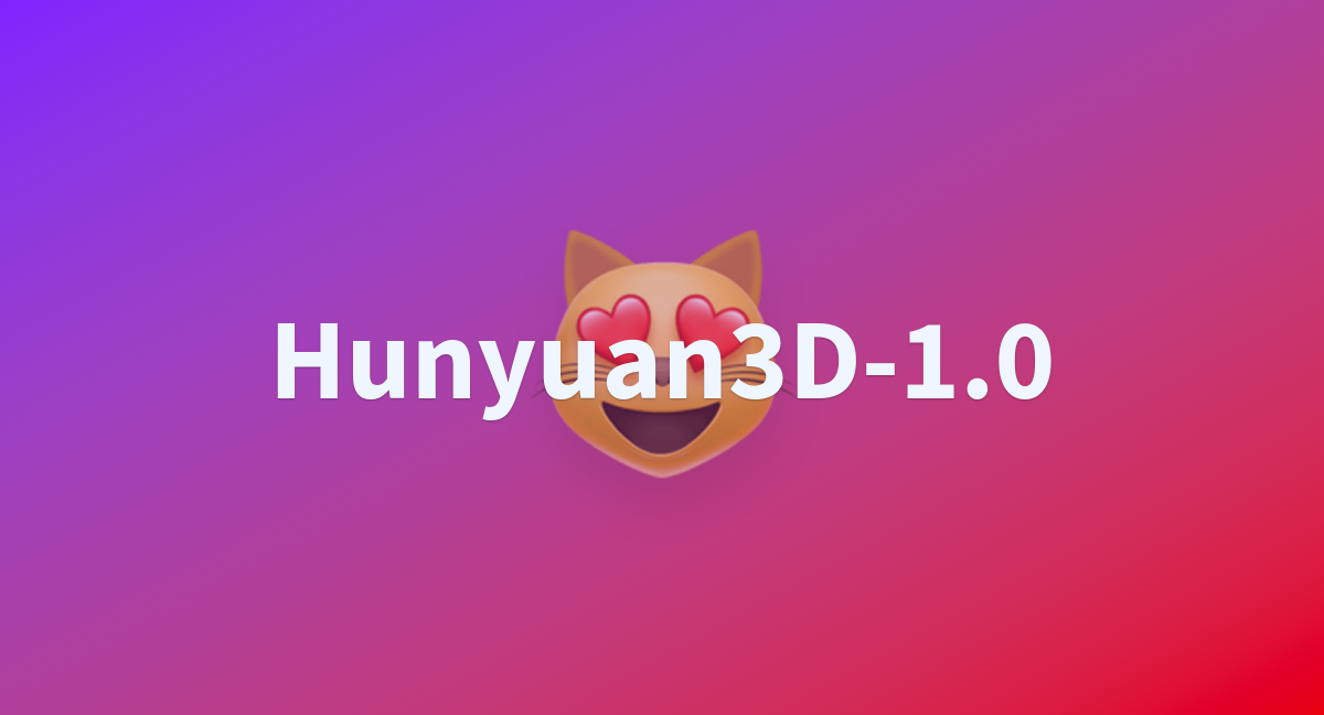 Hunyuan3D-1.0 - a Hugging Face Space by tencent Hunyuan3D-1.0 - a Hugging Face Space by tencent