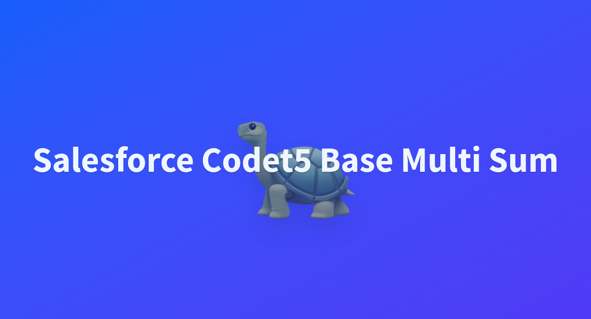 Salesforce Codet5 Base Multi Sum - a Hugging Face Space by vandung Salesforce Codet5 Base Multi Sum - a Hugging Face Space by vandung