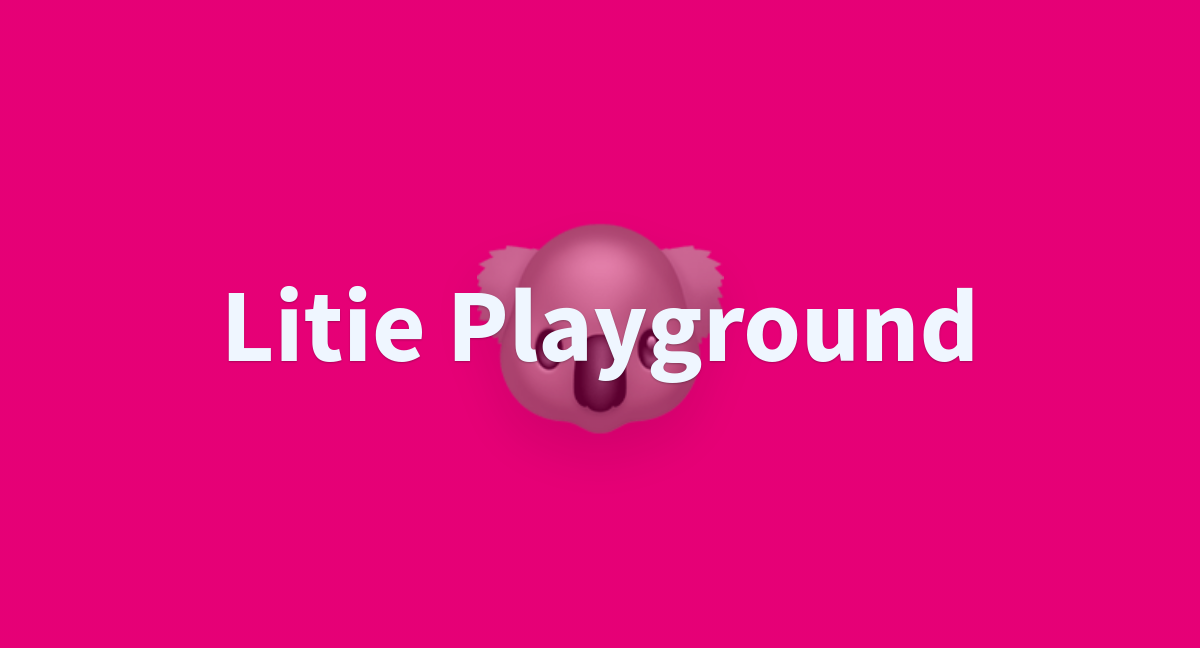 Litie Playground - a Hugging Face Space by xusenlin Litie Playground - a Hugging Face Space by xusenlin
