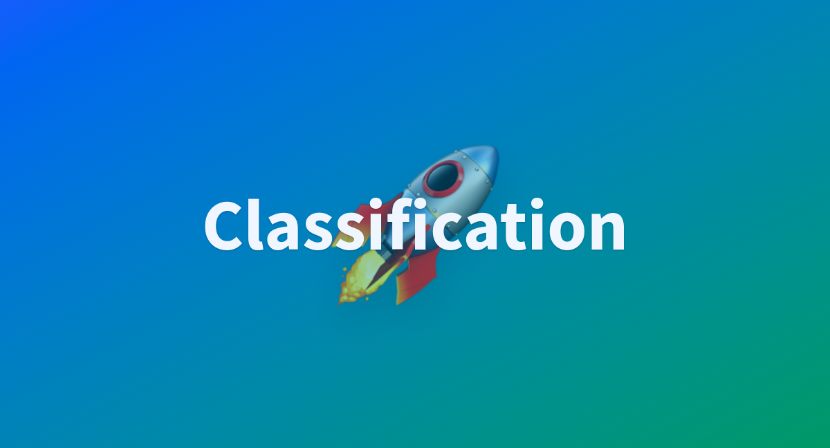 Classification - a Hugging Face Space by yeshiovo Classification - a Hugging Face Space by yeshiovo