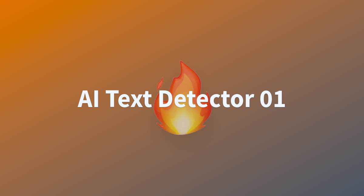 AI Text Detector 01 - a Hugging Face Space by yugamj AI Text Detector 01 - a Hugging Face Space by yugamj