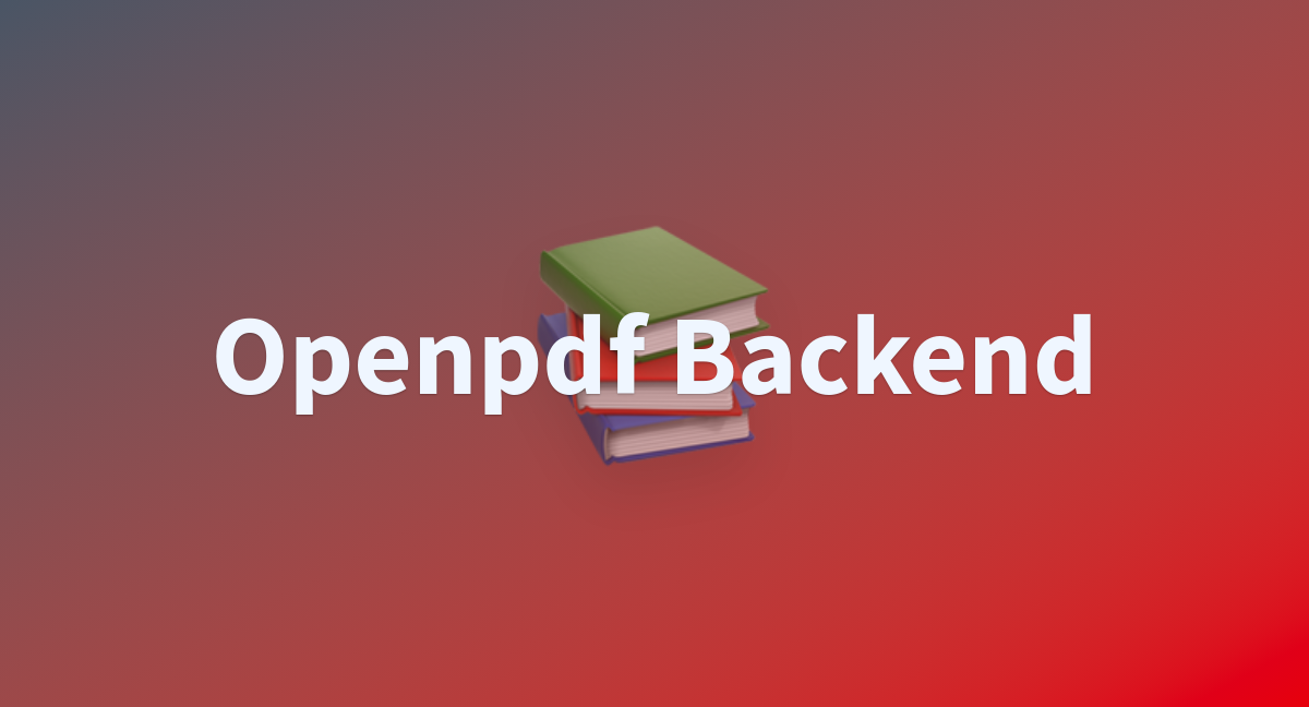 Openpdf Backend - a Hugging Face Space by zinoubm Openpdf Backend - a Hugging Face Space by zinoubm