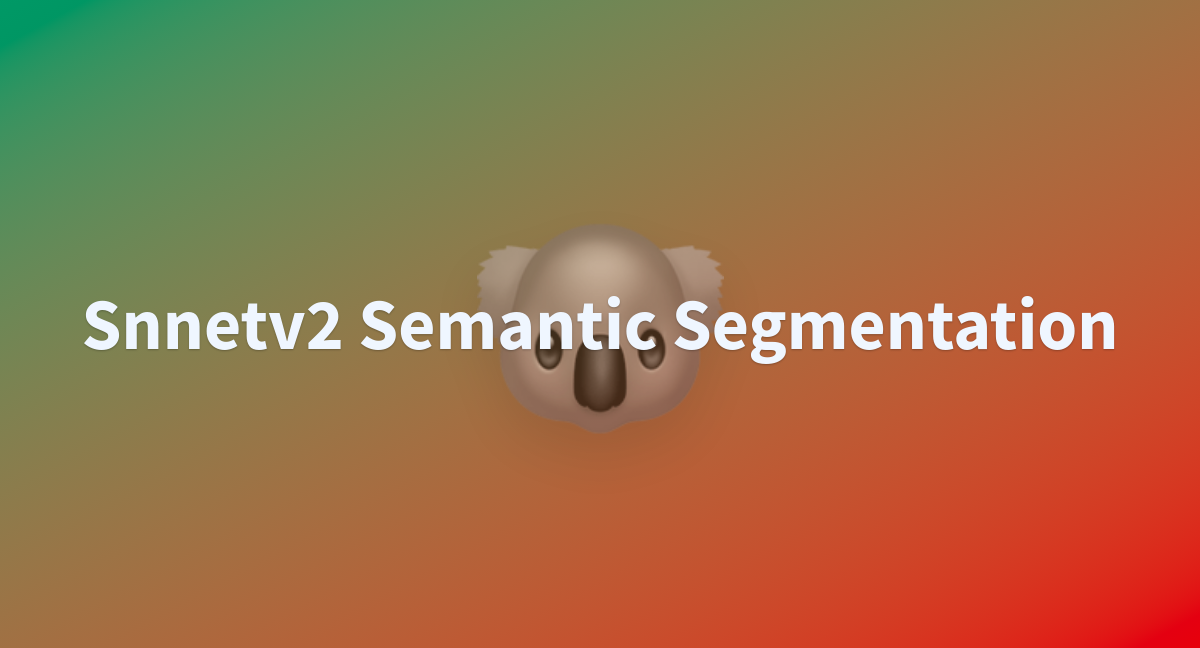 Snnetv2 Semantic Segmentation - a Hugging Face Space by ziplab Snnetv2 Semantic Segmentation - a Hugging Face Space by ziplab